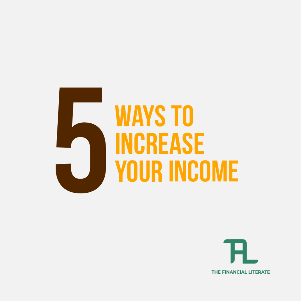 5 Ways to Increase Your Income – The Financial Literate